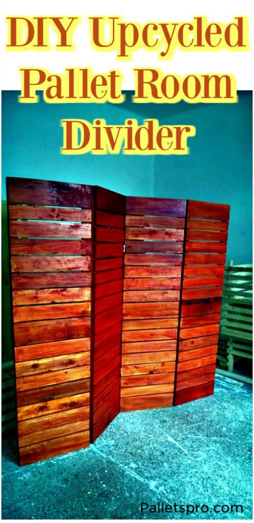 DIY Upcycled Pallet Room Divider - Pallets Pro