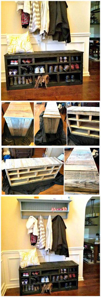 DIY Wooden Pallet Shoe Rack - Pallets Pro