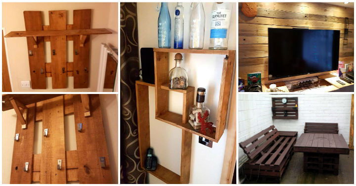 DIY Pallet Shelf Designs and Wall Paneling Project - Pallets Pro